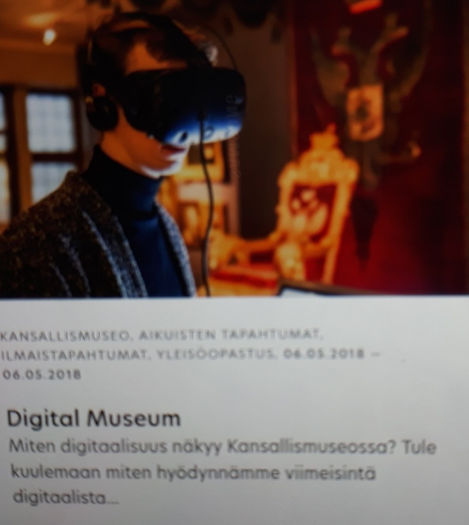 KULTTUURI. TAIDE, HISTORIA. Suomen KANSALLISMUSEO, HELSINKI. 1/2 ...