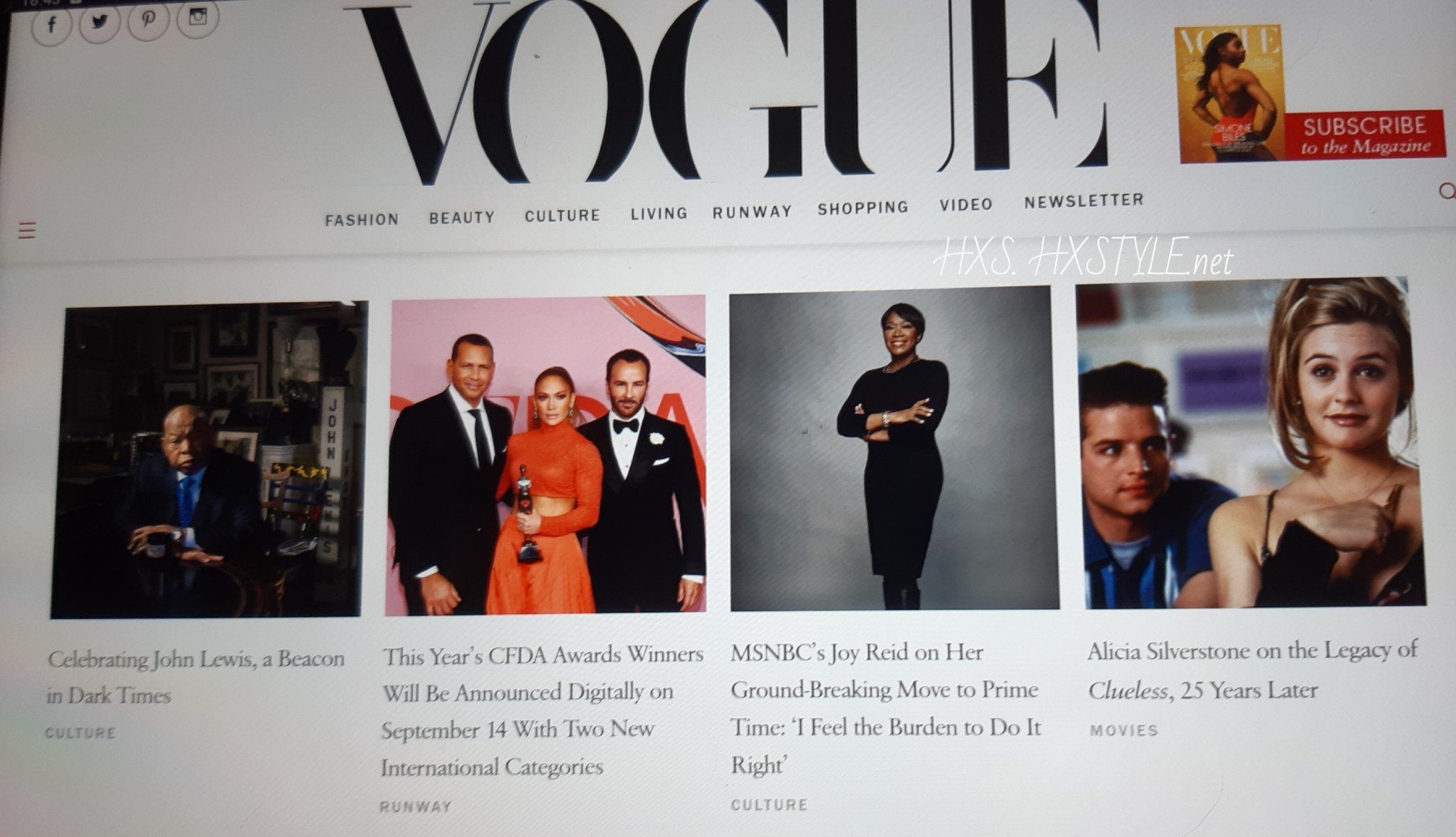 VOGUE NEWS&TRENDS. USA, New York. July and …New AUGUST 2020 COVER ...