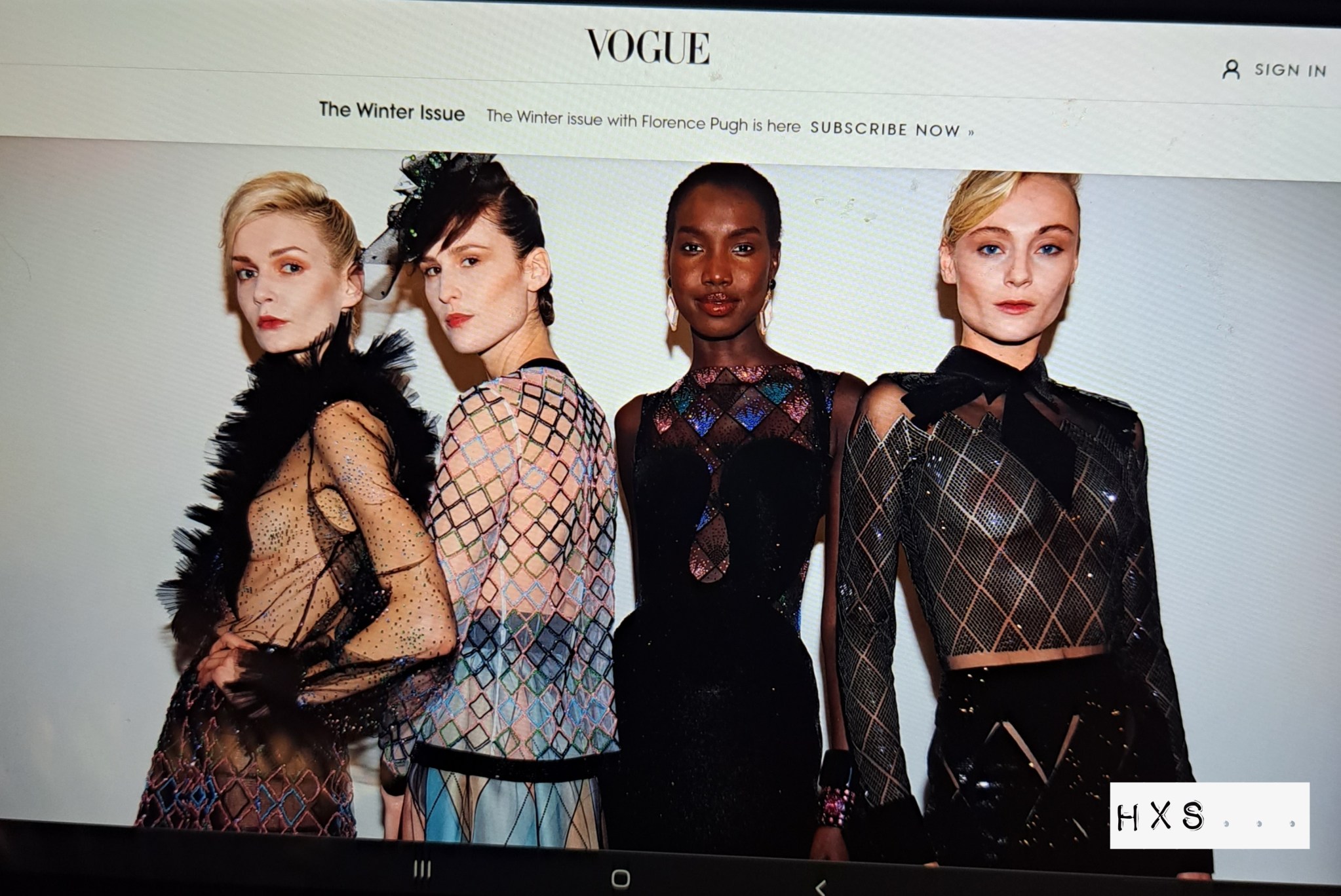VOGUE NEWS&TRENDS. USA, New York. FLORENCE PUGH VOGUE Winter, Febreary ...