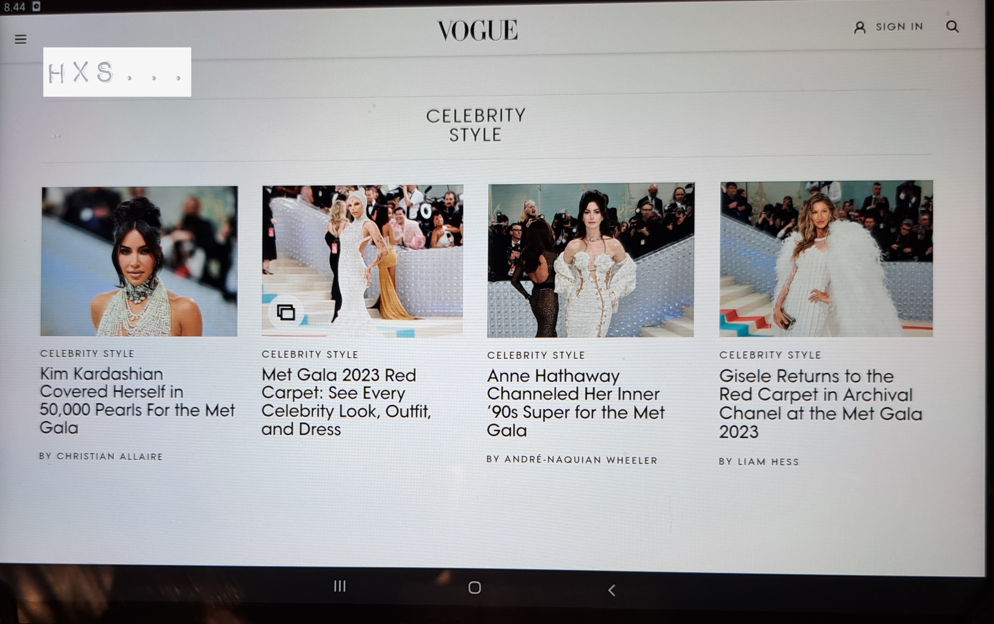 VOGUE NEWS&TRENDS. USA, New York. MET GALA 2023…RIP Karl Lagerfeld, The ...