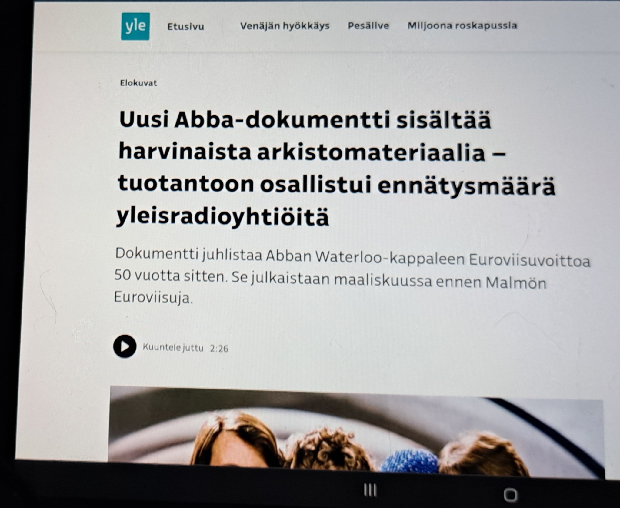 KULTTUURI. MUSIC HISTORY EUROVISION SONG CONTEST 1974 Winner ABBA ...