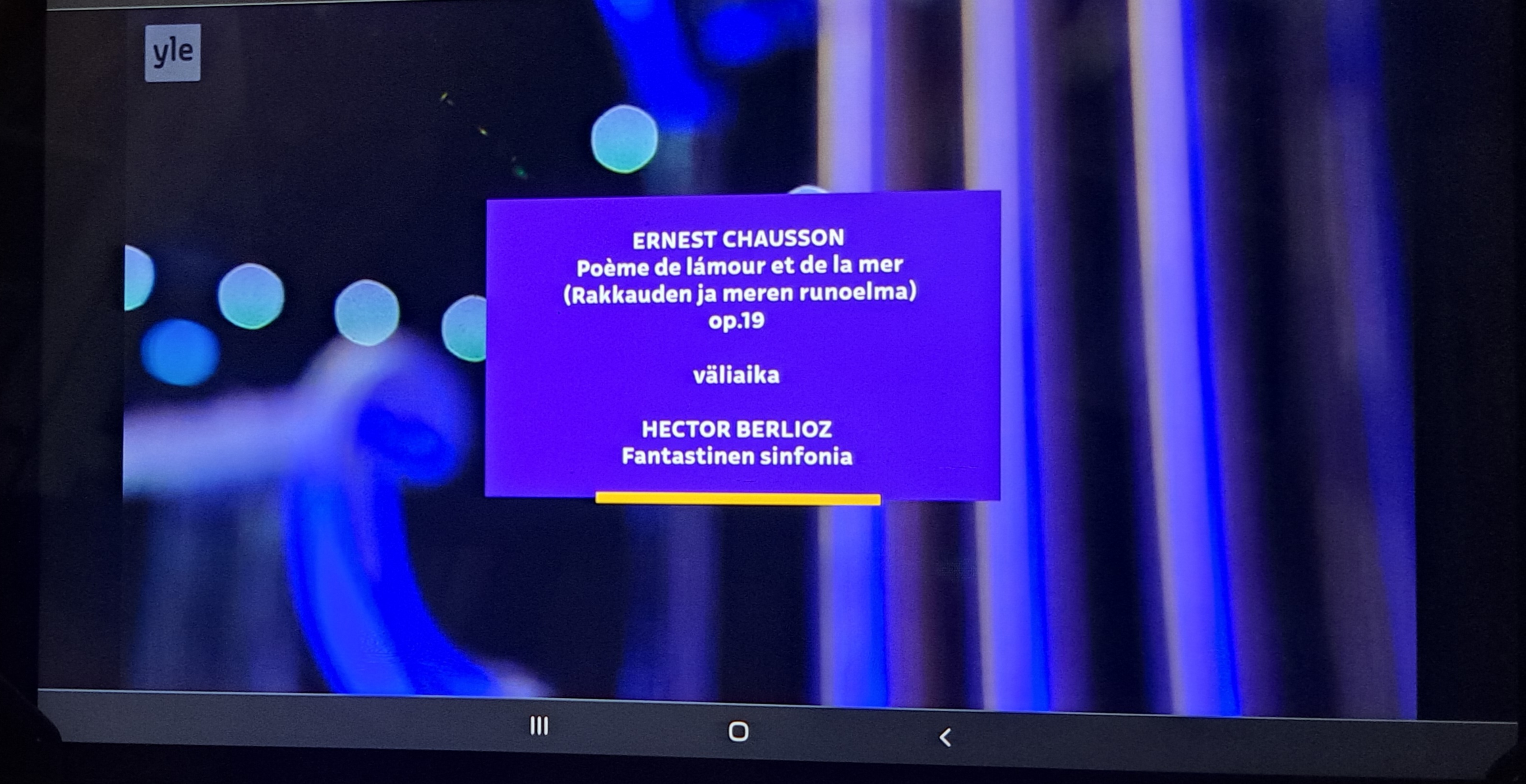 KULTTUURI KLASSINEN MUSIIKKI ja TAIDE MUSIIKKI…TV YLE TEEMA ...