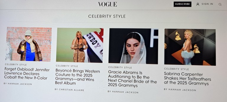 VOGUE NEWS&TRENDS. USA, New York. FASHION. BEAUTY. World Famous People ...