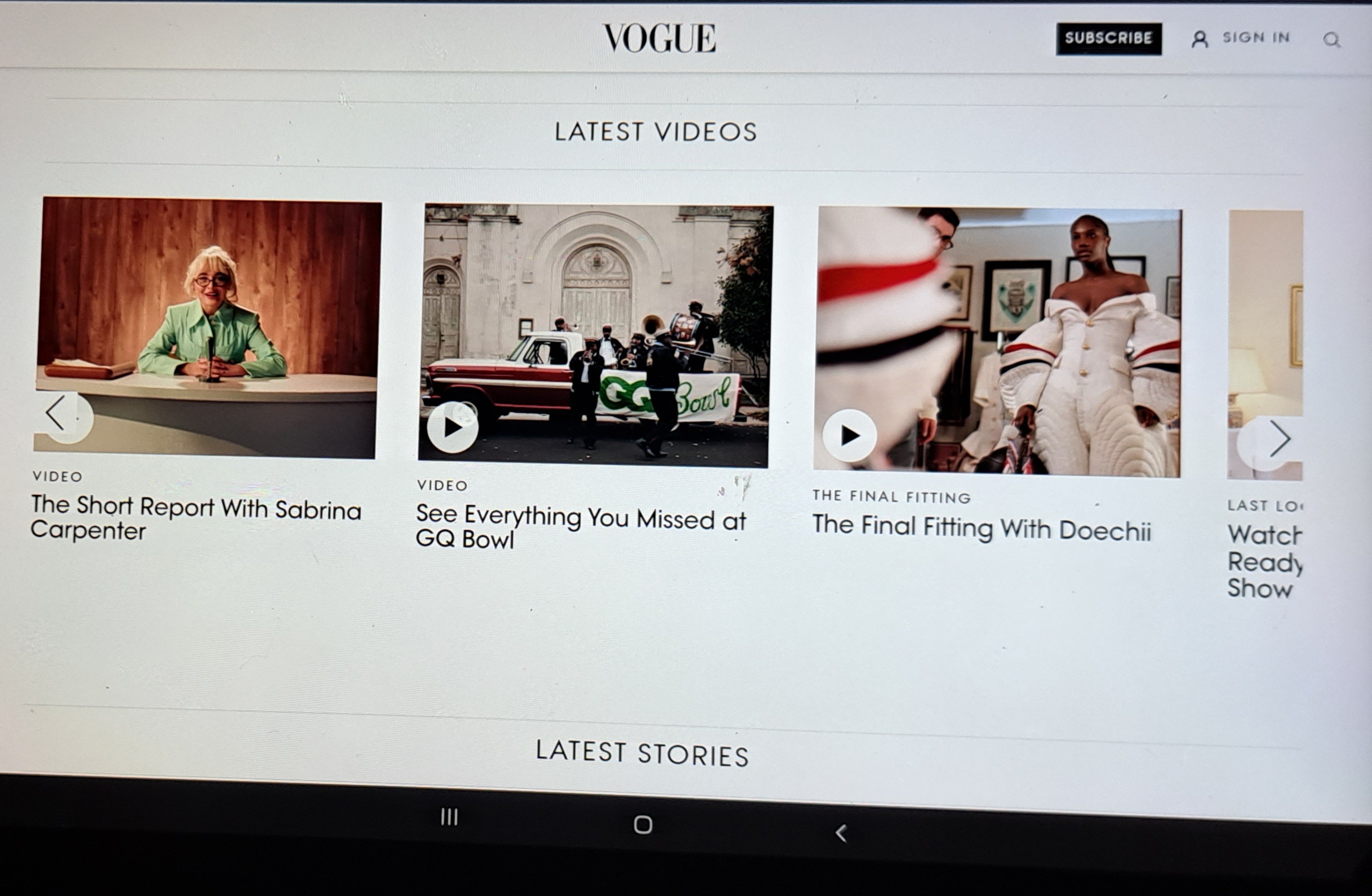 VOGUE NEWS&TRENDS. USA, New York. NEW March 2025 Cover SABRINA CARPENTER …FASHION. BEAUTY. World ...