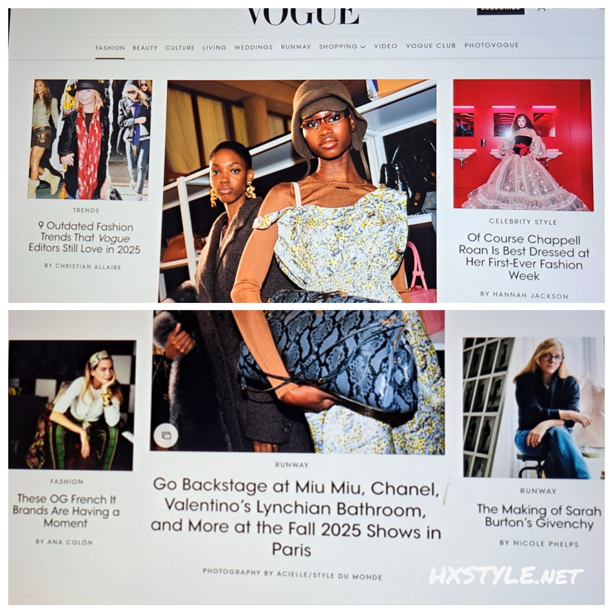 VOGUE NEWS&TRENDS. USA, New York. NEW APRIL 2025 COVER…GIGI HADID Info ...