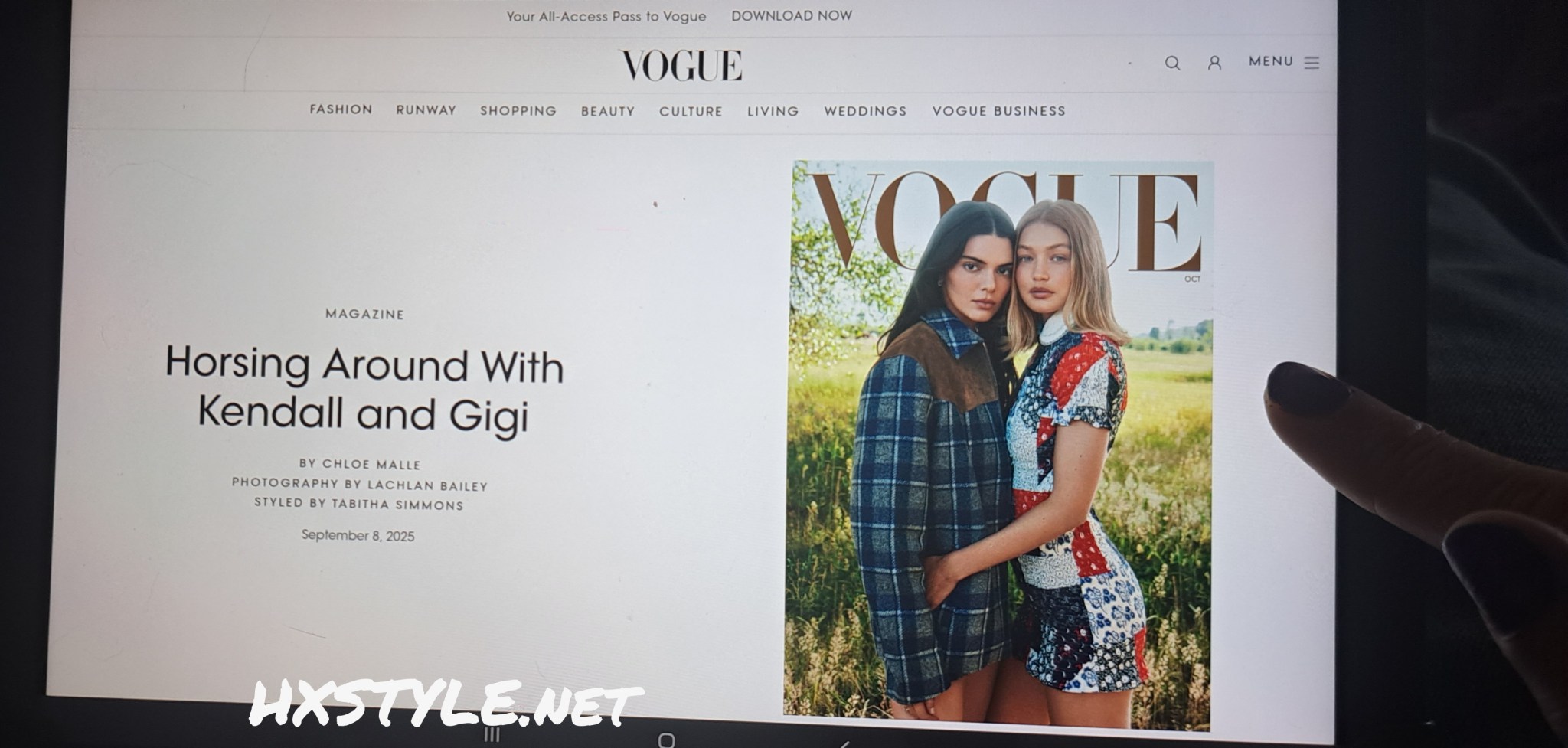 VOGUE NEWS&TRENDS. USA, New York. NEW OCTOBER 2025 COVER STARS: KENDALL ...