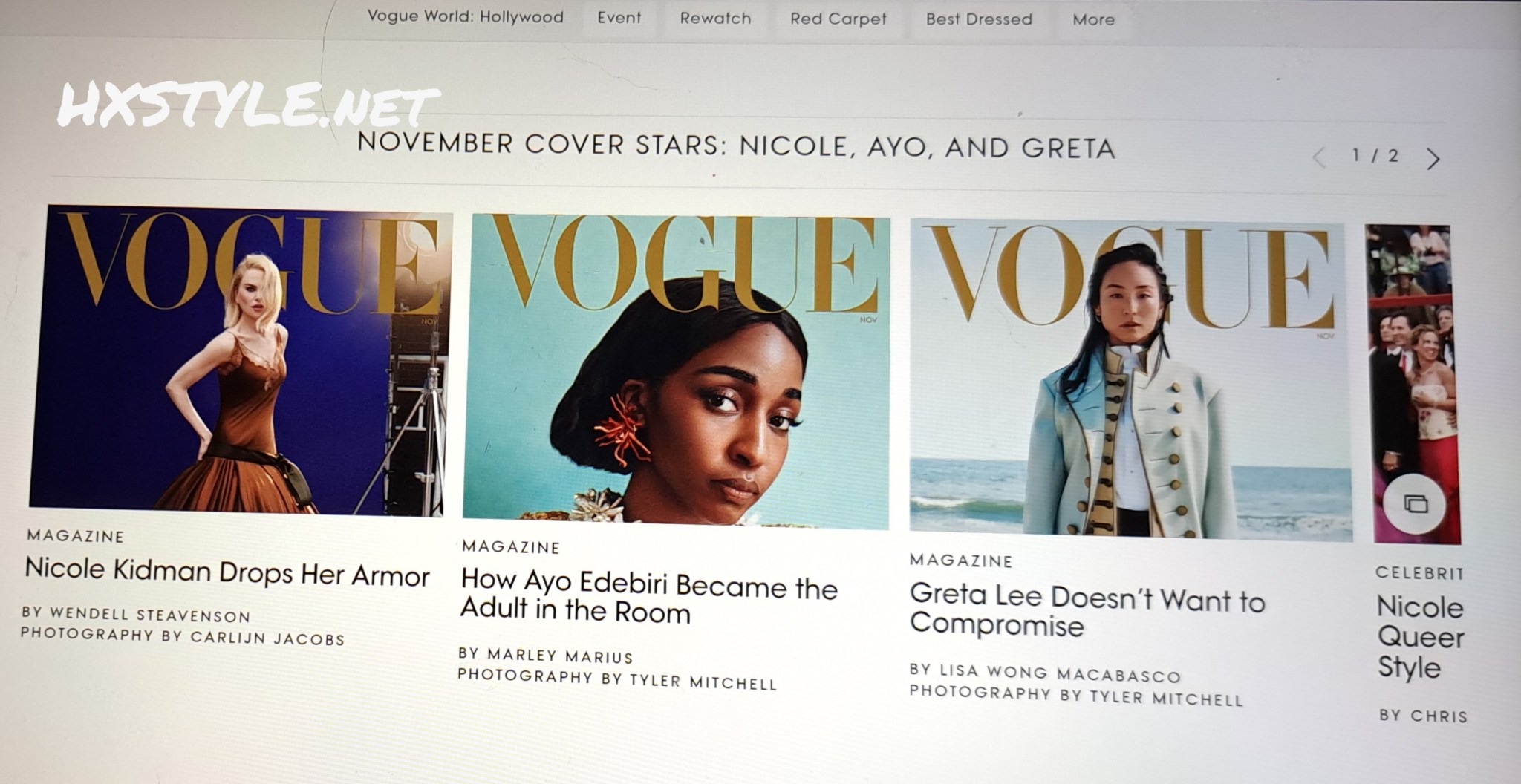 VOGUE NEWS&TRENDS. USA, New York. NEW November Cover 2025: Nicole ...