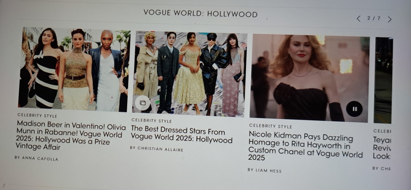 VOGUE NEWS&TRENDS. USA, New York. NEW November Cover 2025: Nicole ...